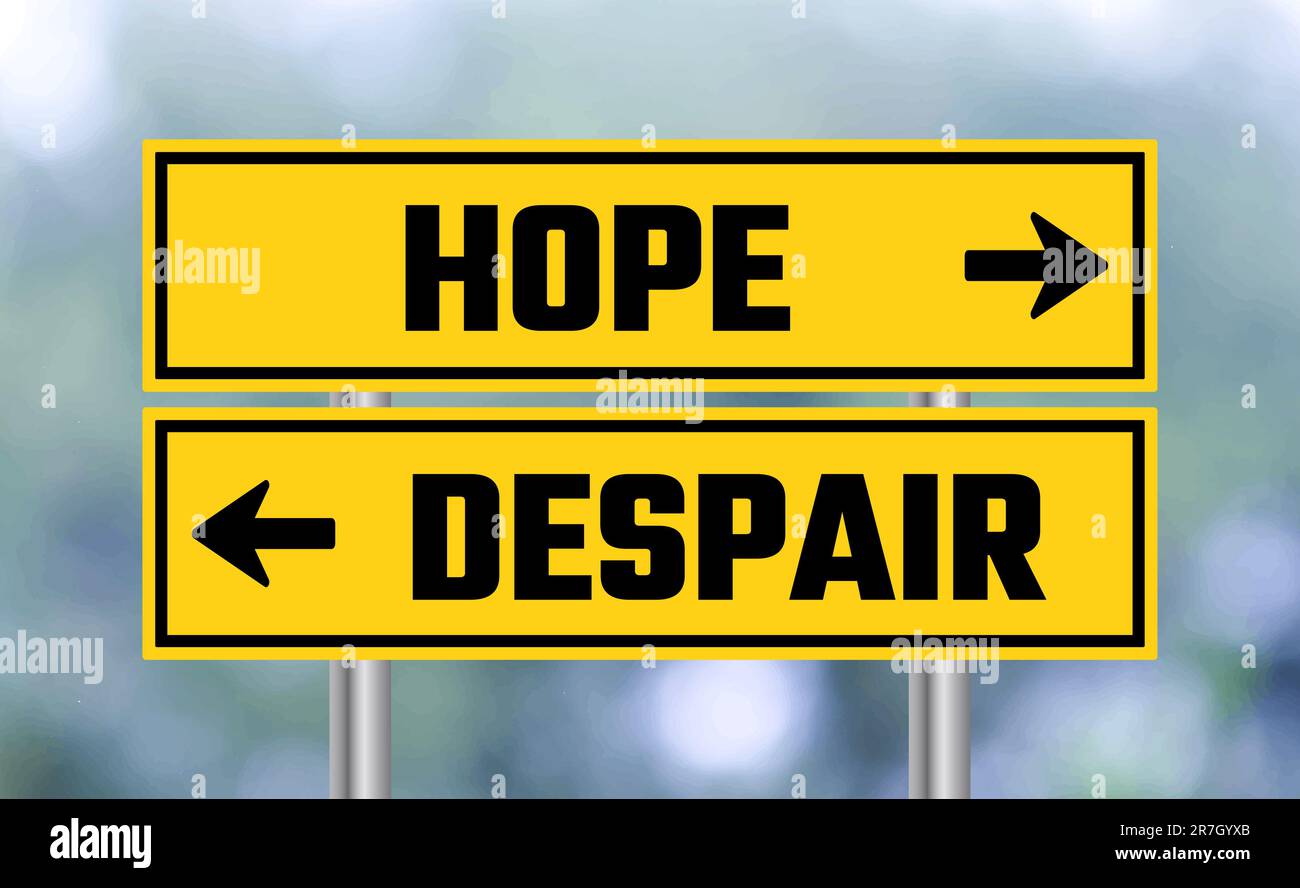 Despair and hope hi-res stock photography and images - Alamy