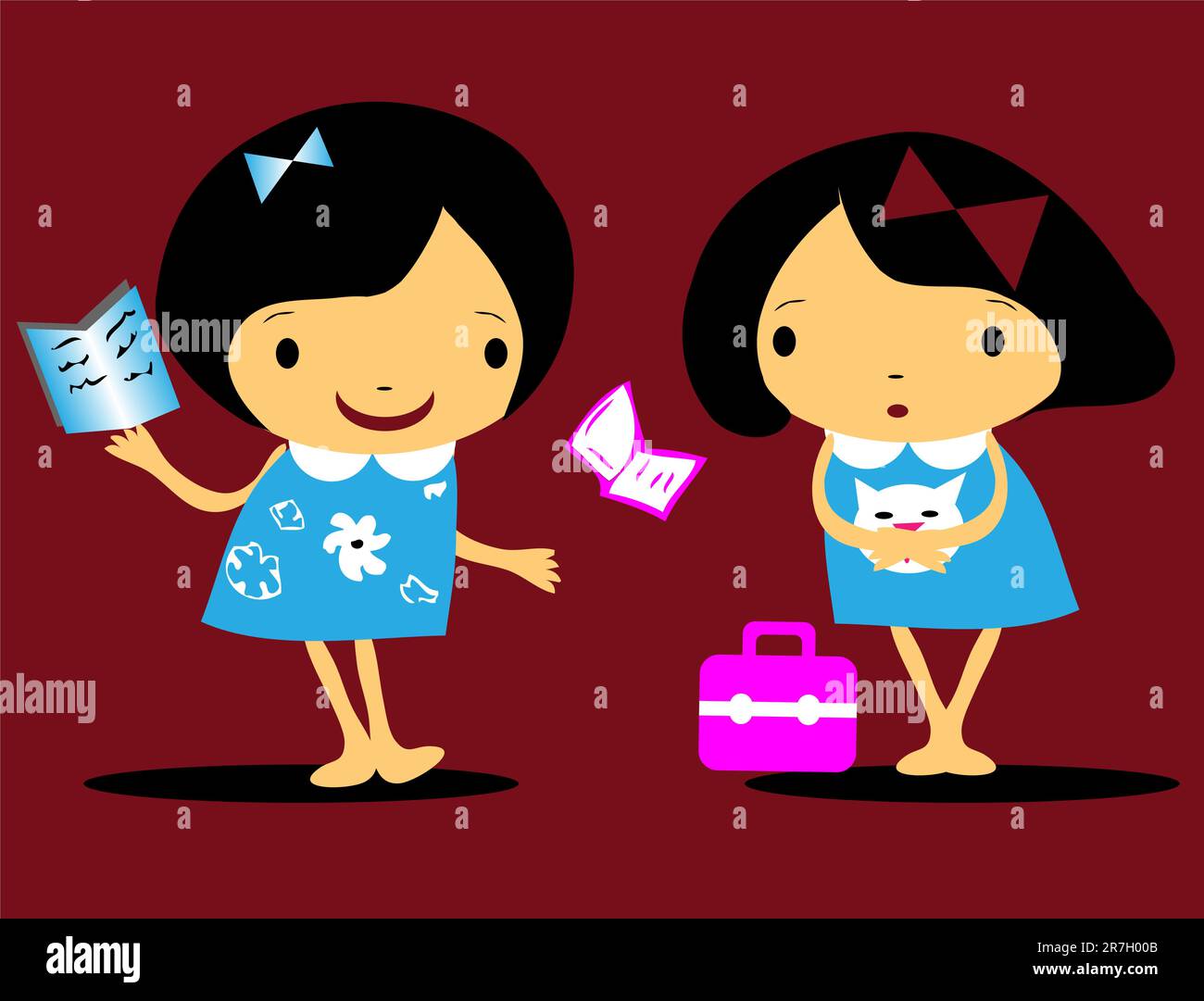 Freedom girls Stock Vector Images - Alamy