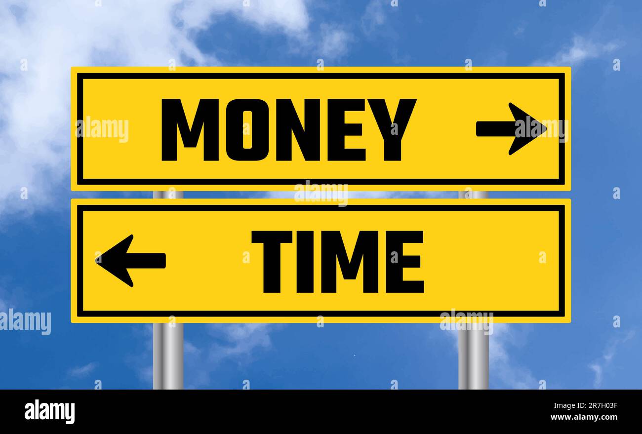 Time road sign hi-res stock photography and images - Alamy