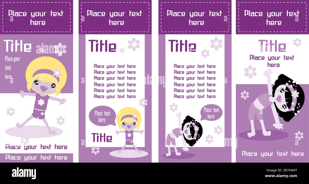 Two color cards Stock Vector Images - Alamy