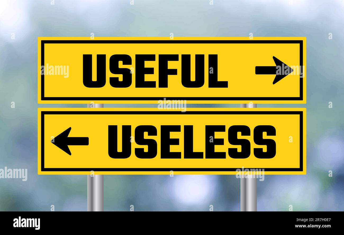 Useless sign hi-res stock photography and images - Alamy