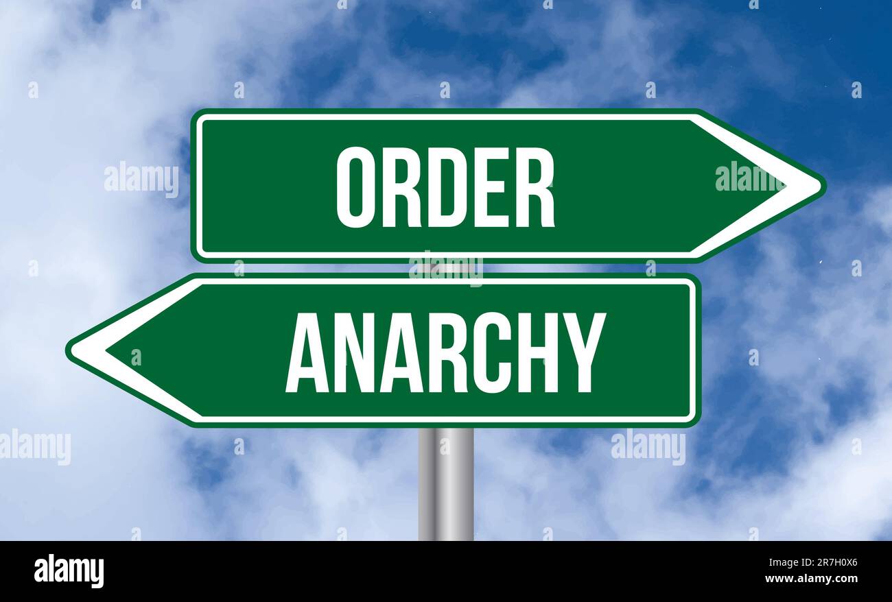 Anarchy is order hi-res stock photography and images - Alamy
