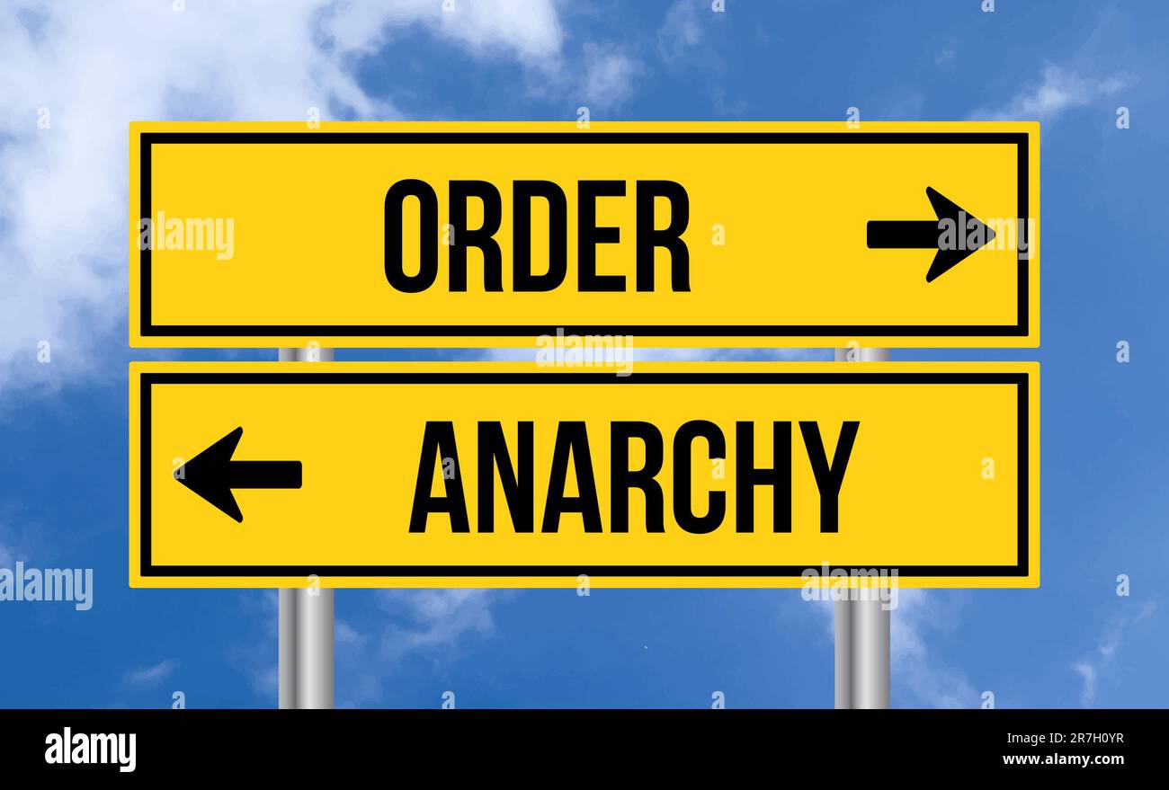 Anarchy is order hi-res stock photography and images - Alamy