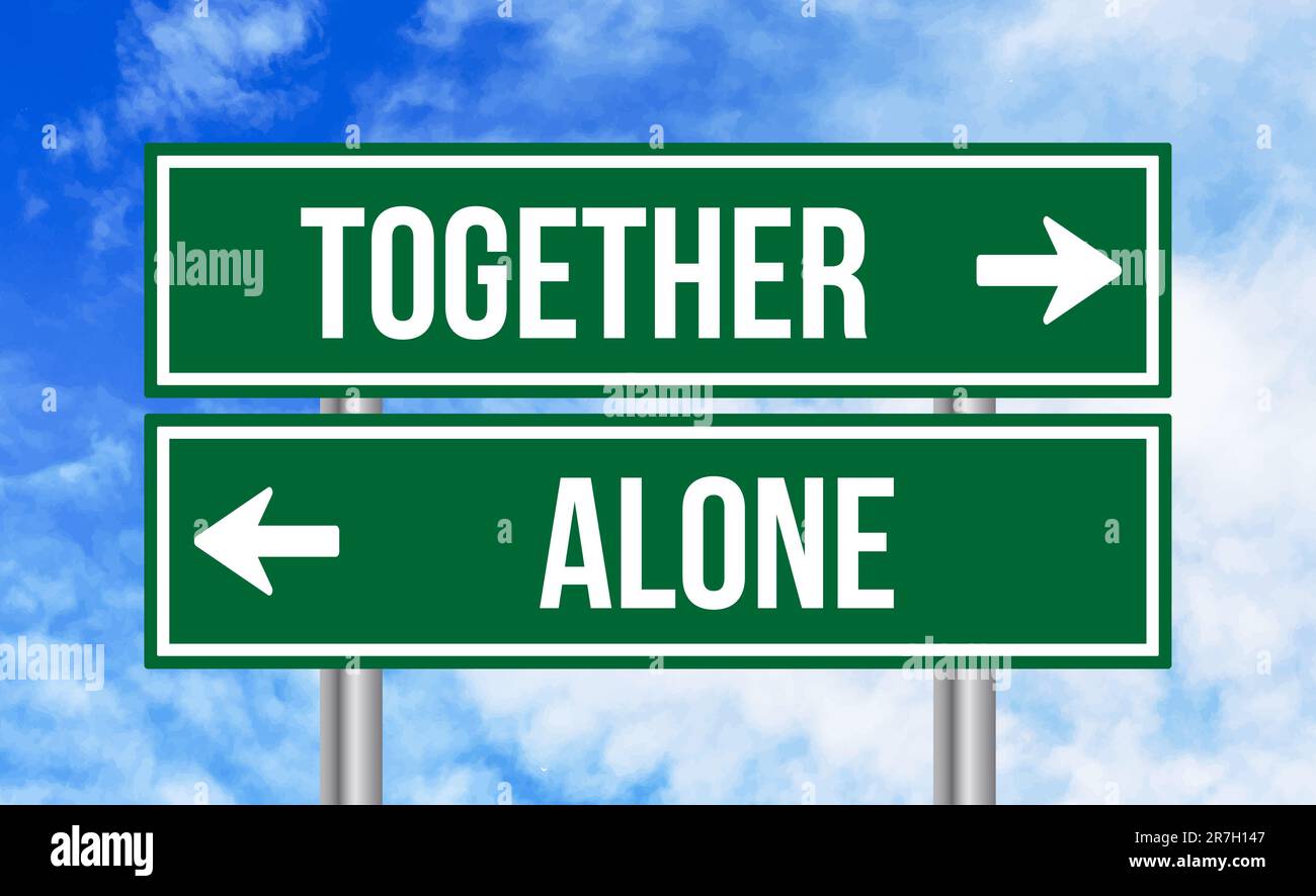 Together but alone hi-res stock photography and images - Alamy