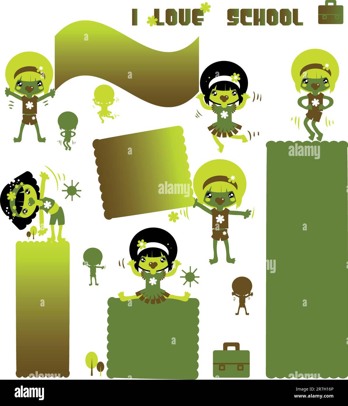 Happy school children dance hi-res stock photography and images - Alamy