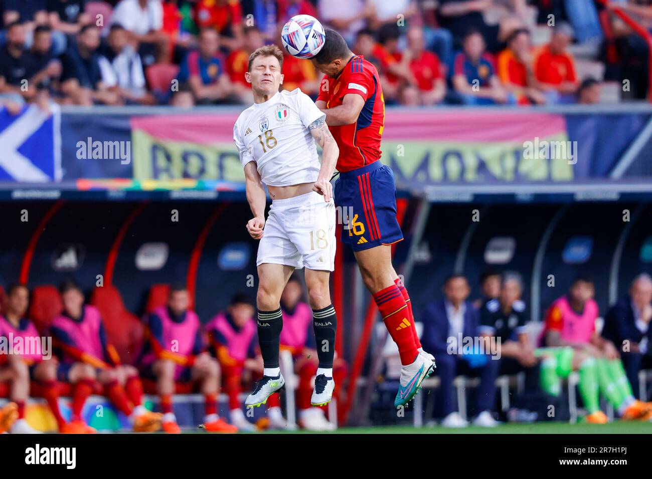 15-06-2023: Sport: Spanje v Italie ENSCHEDE, NETHERLANDS - JUNE 15 ...