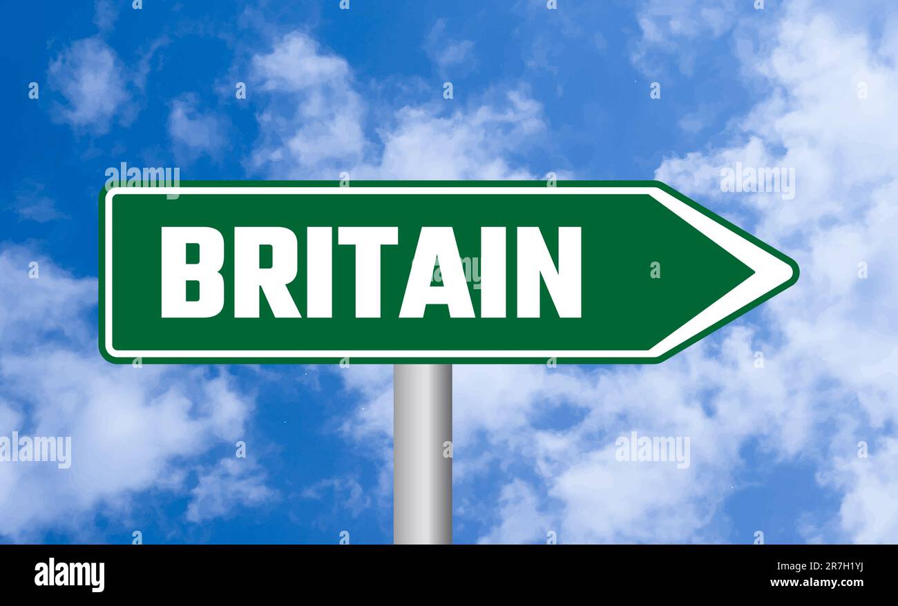 Britain road sign hi-res stock photography and images - Alamy