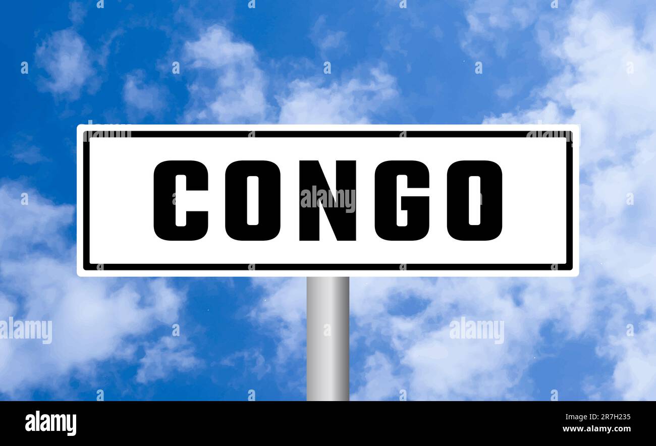 Congo road sign hi-res stock photography and images - Alamy