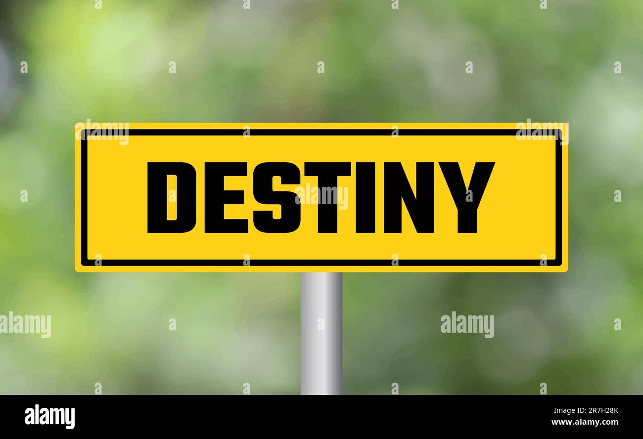 Your destiny road sign hi-res stock photography and images - Alamy