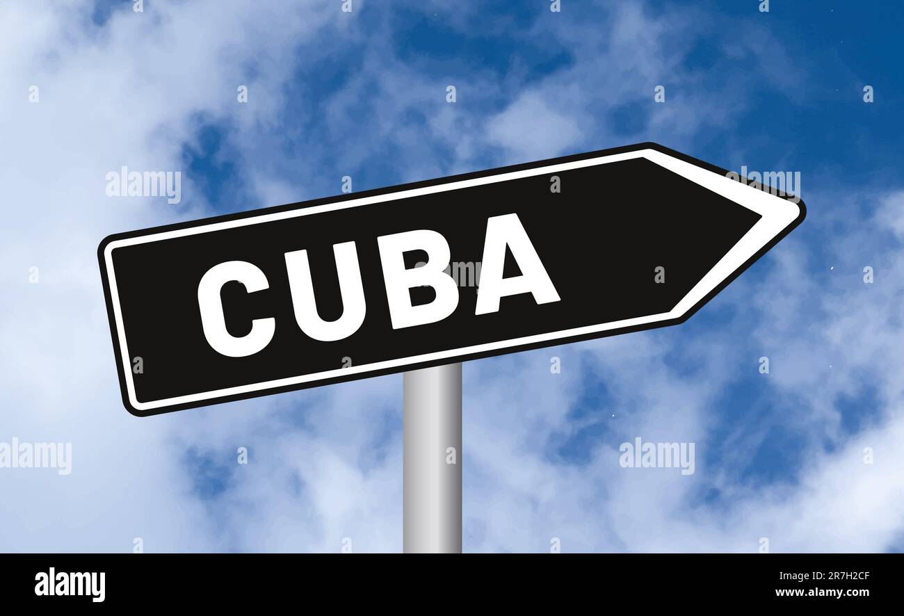 Cuba road sign hi-res stock photography and images - Alamy
