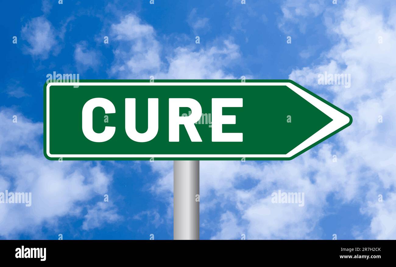 Cure road sign hi-res stock photography and images - Alamy