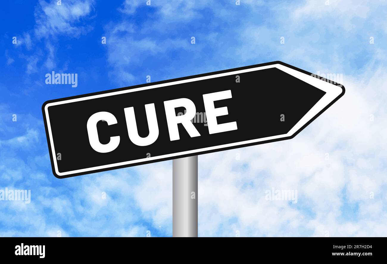 Cure road sign hi-res stock photography and images - Alamy