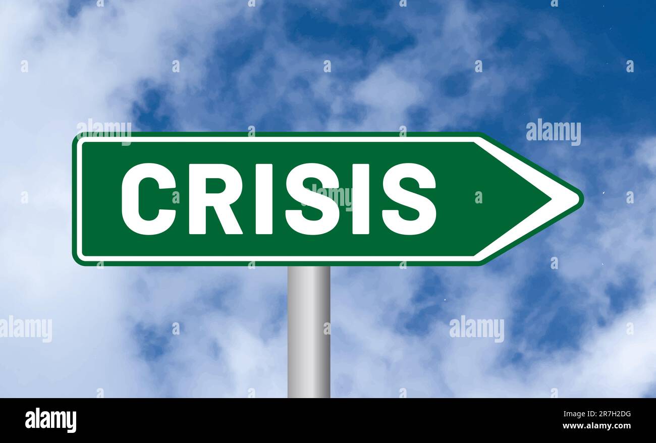 Crisis road sign hi-res stock photography and images - Alamy