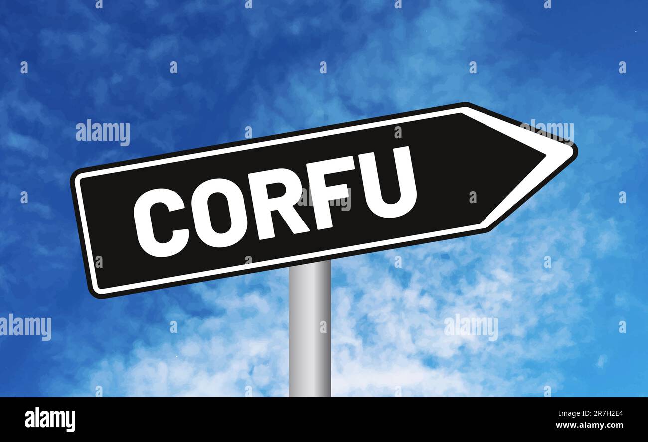 Corfu road hi-res stock photography and images - Alamy