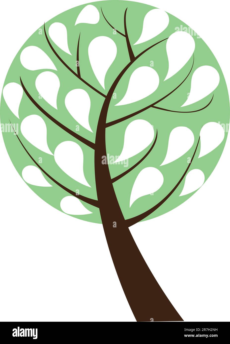 vector illustration of abstract tree Stock Vector Image & Art - Alamy
