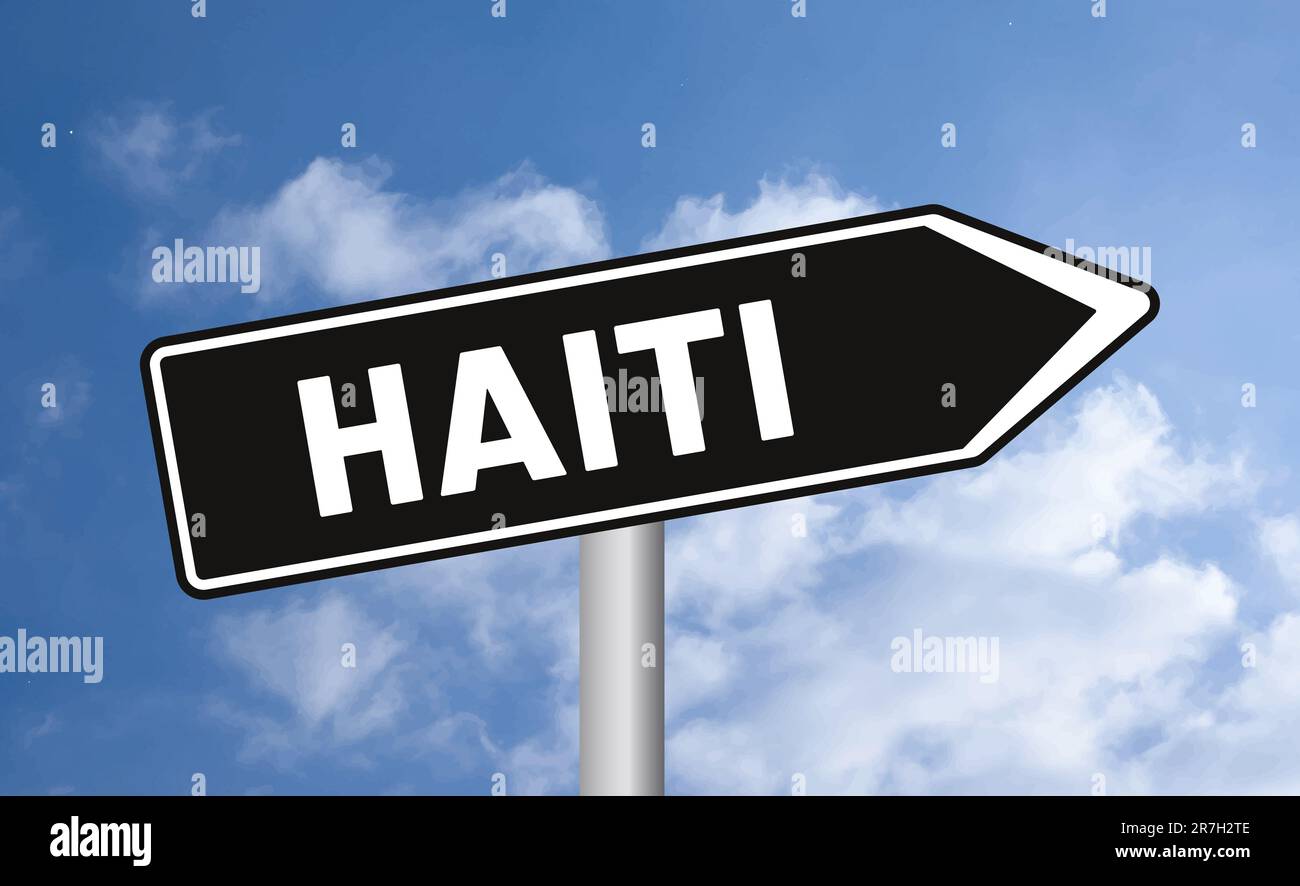 Haiti road sign hi-res stock photography and images - Alamy