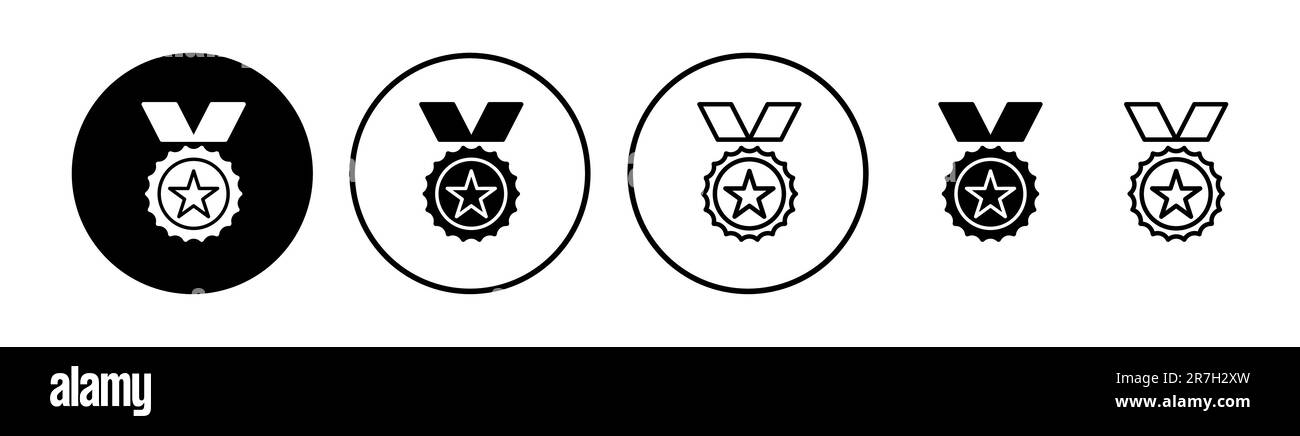 Achieve icon vector. medal icon vector. award. Certificate Stock Vector ...