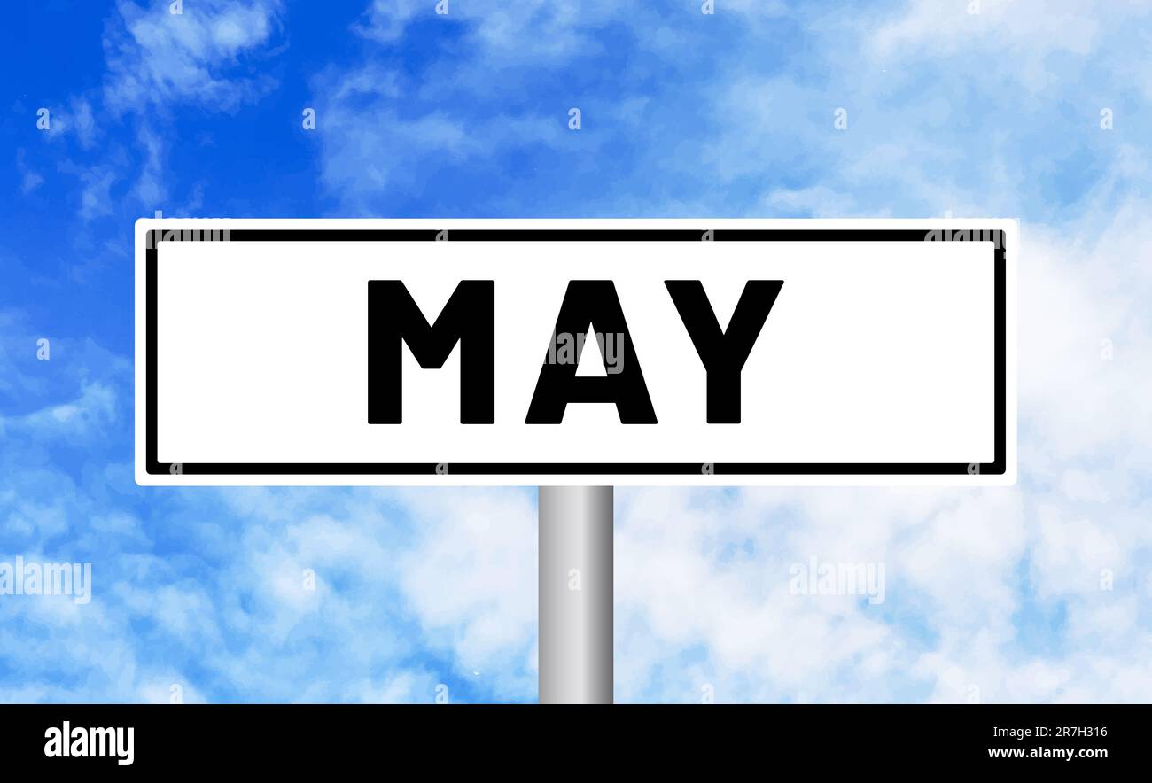 May road sign hi-res stock photography and images - Alamy