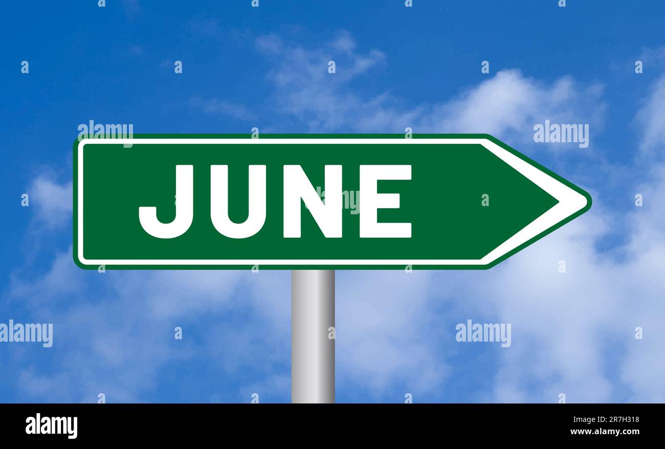 June road sign hi-res stock photography and images - Alamy
