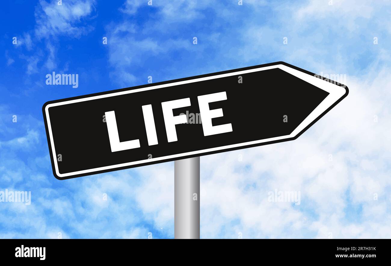 Life road sign hi-res stock photography and images - Alamy