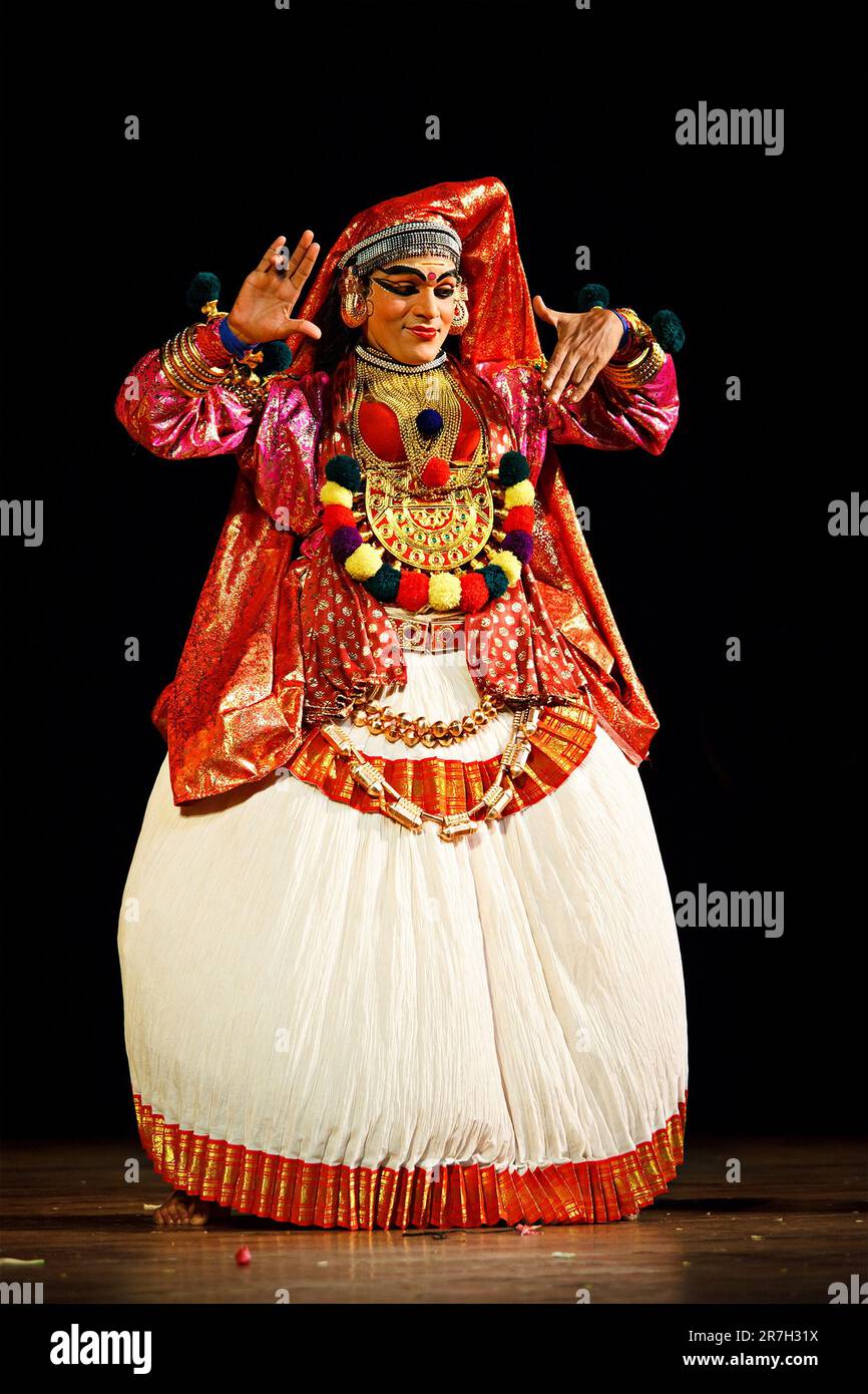 Kathakali dance. Bhava Bhavanam Festival. September 2009. Chennai ...