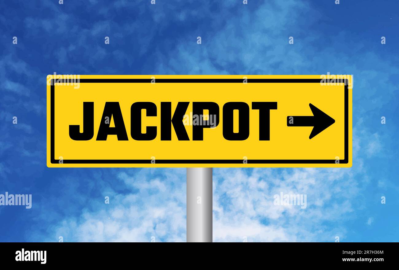 Jackpot road sign hi-res stock photography and images - Alamy