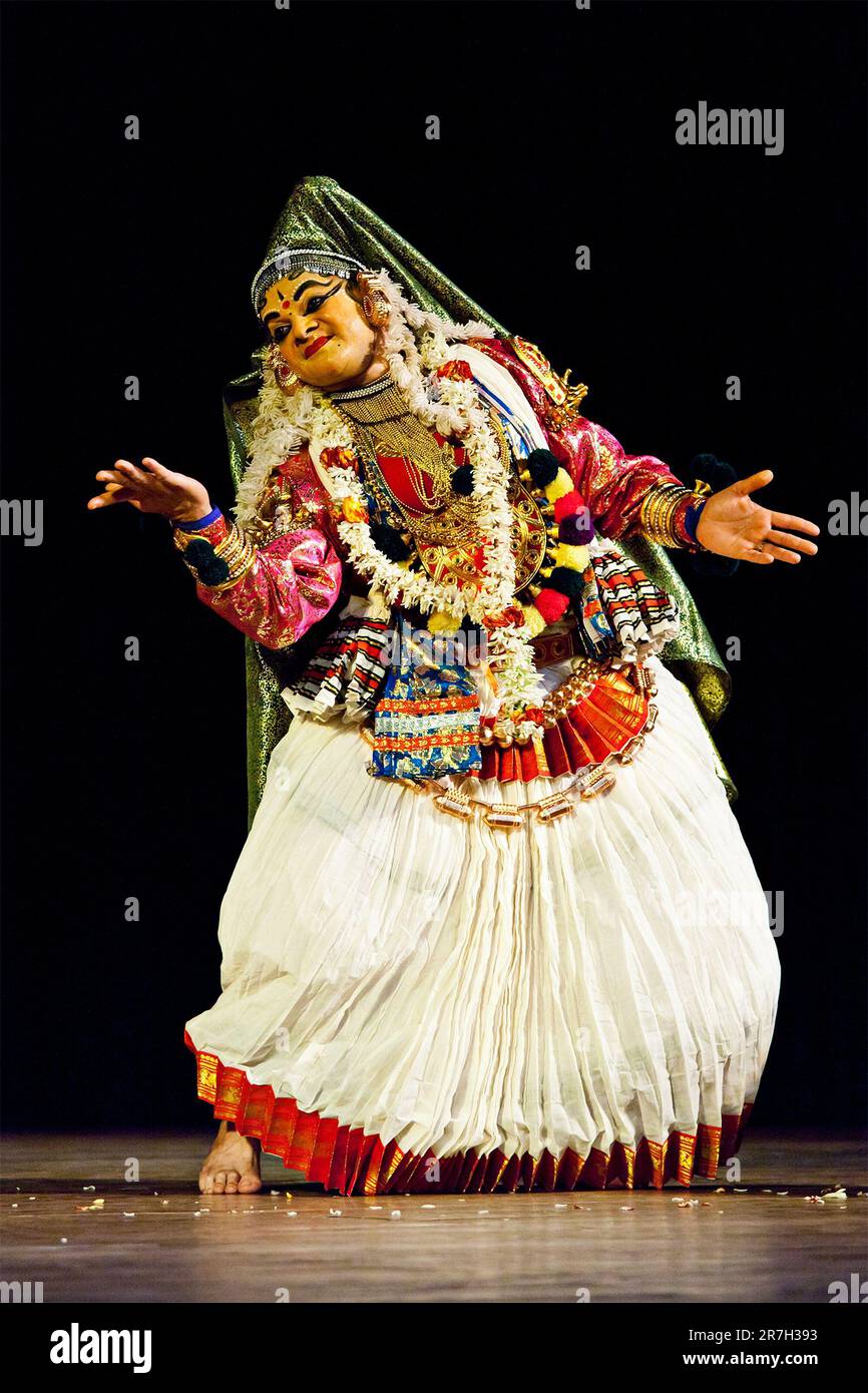 Kathakali dance. Bhava Bhavanam Festival. September 2009. Chennai ...