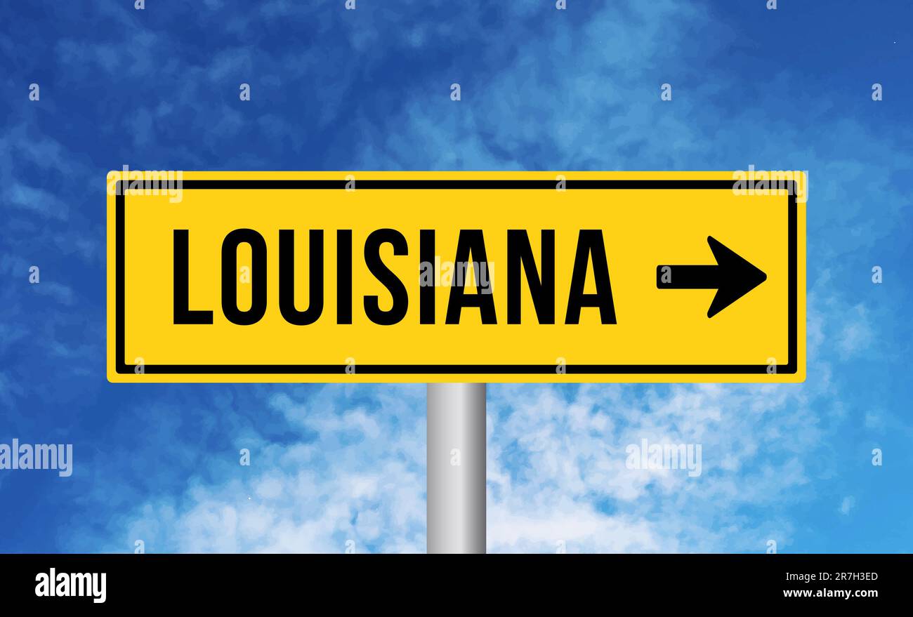 Louisiana road sign hi-res stock photography and images - Alamy
