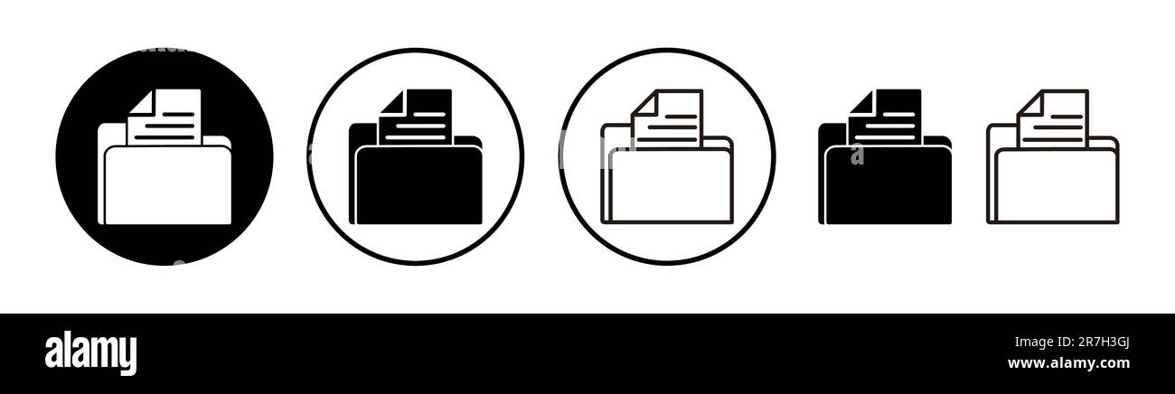 Archive icon vector. archive storage icon vector. folders icon Stock ...