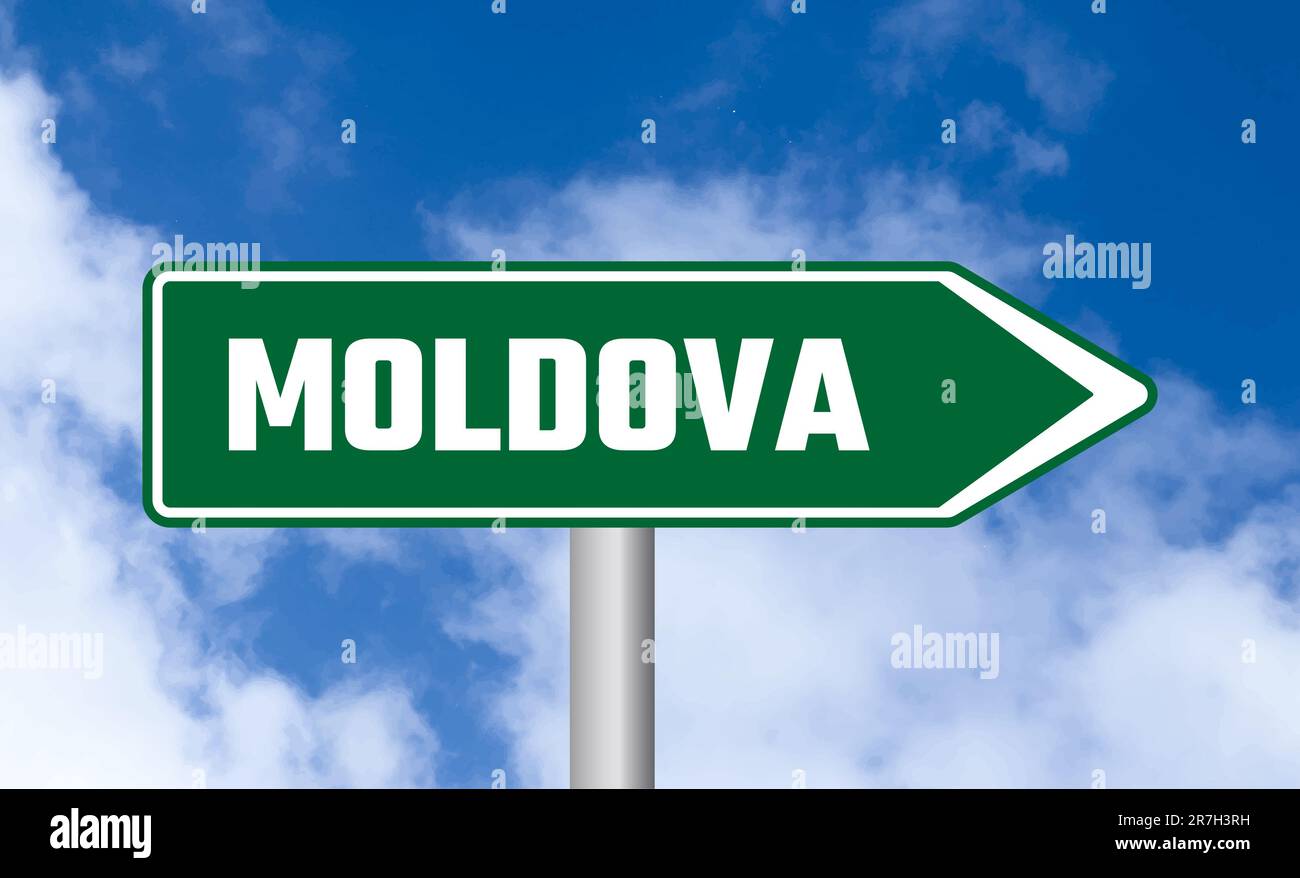 Moldova road sign hi-res stock photography and images - Alamy