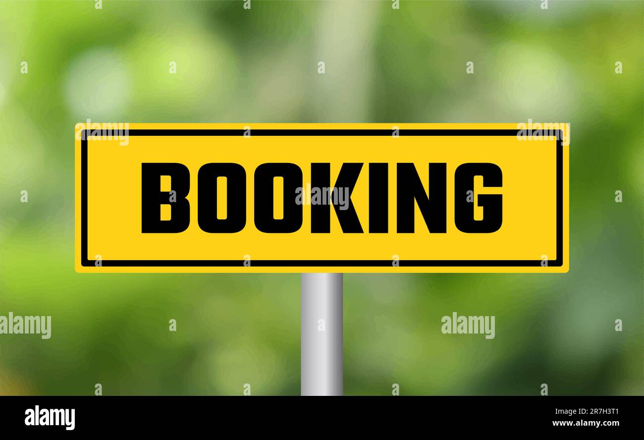 Booking road sign hi-res stock photography and images - Alamy