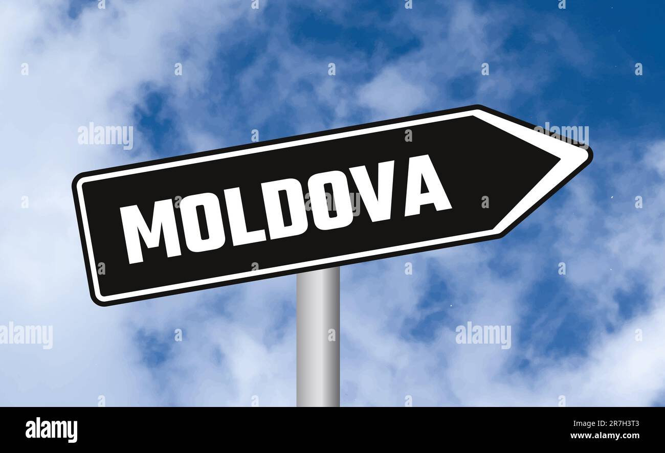 Moldova road sign hi-res stock photography and images - Alamy