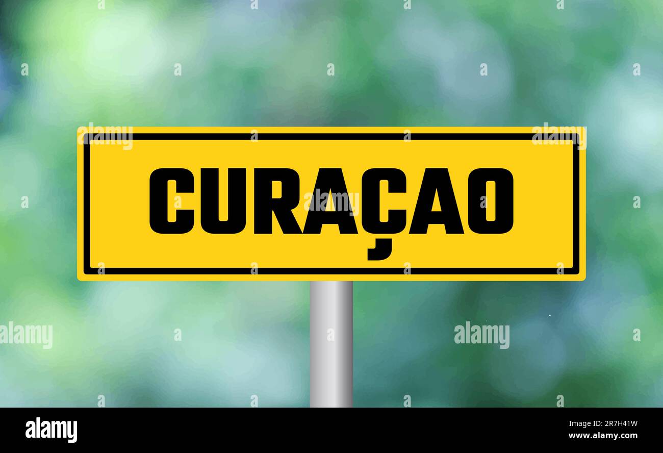 Curacao road sign hi-res stock photography and images - Alamy