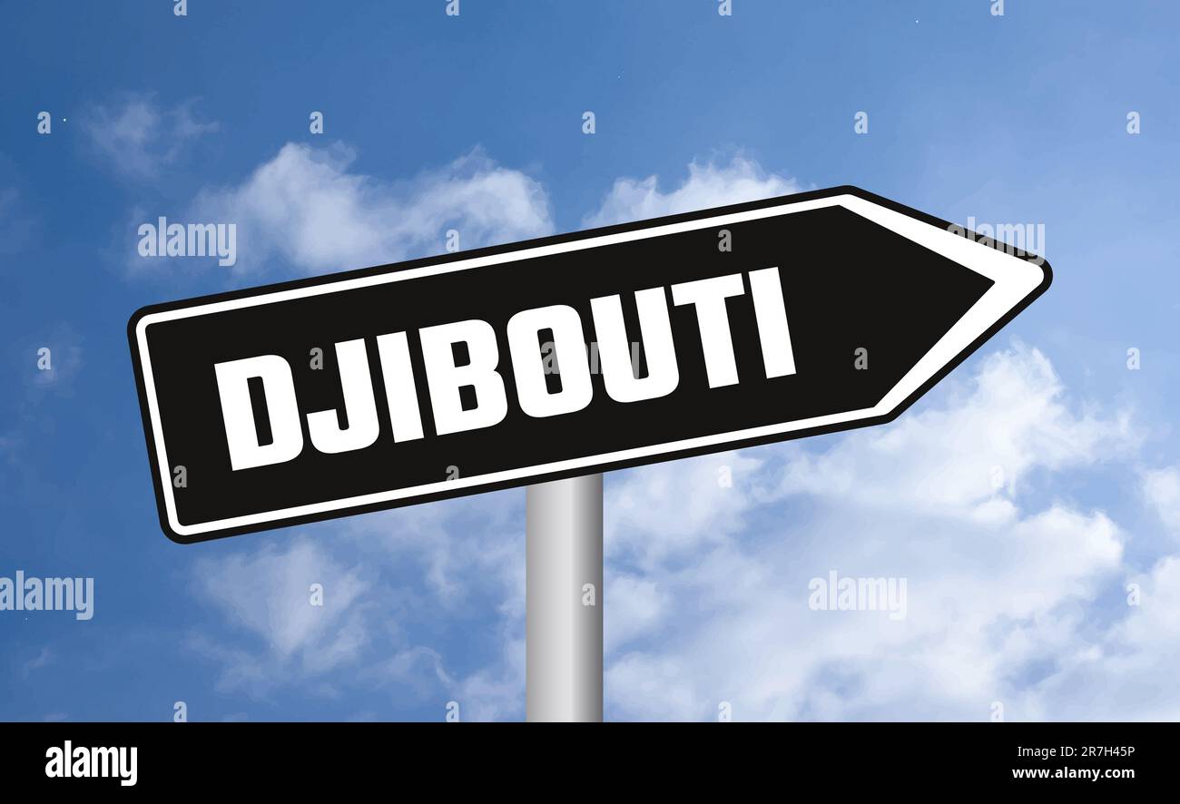 Djibouti road sign hi-res stock photography and images - Alamy