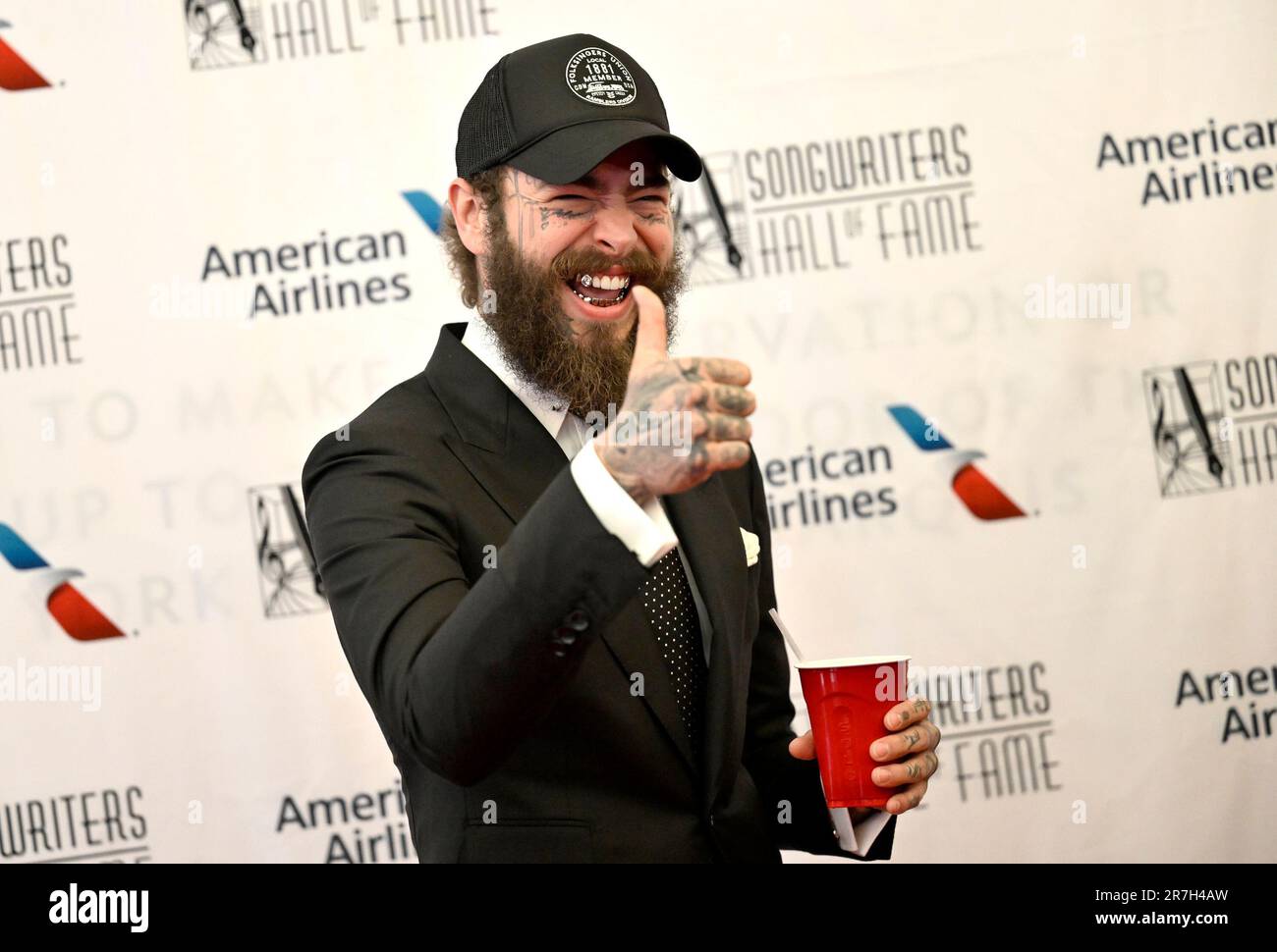 Post Malone attends the 52nd annual Songwriters Hall of Fame induction ...