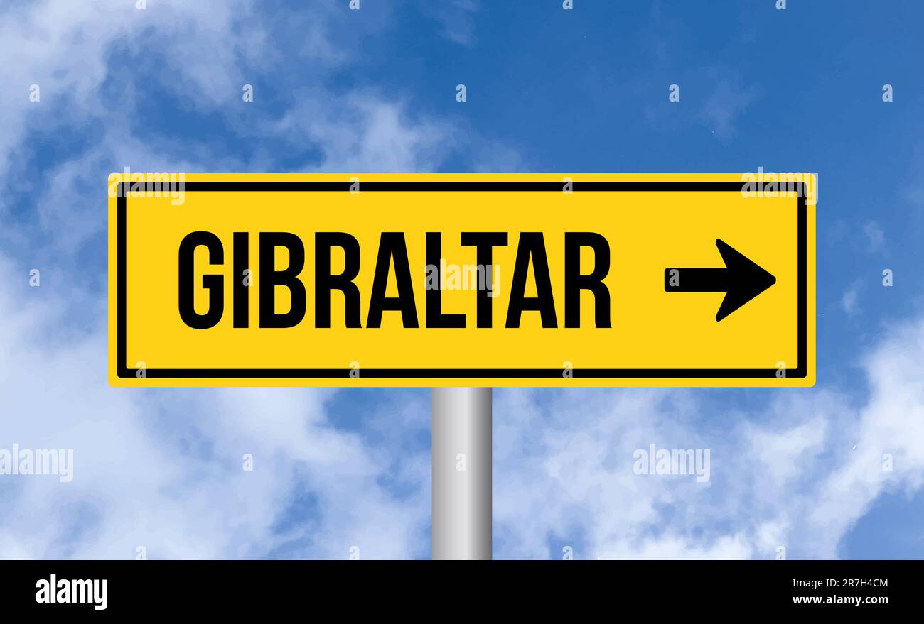 Signpost to gibraltar hi-res stock photography and images - Alamy