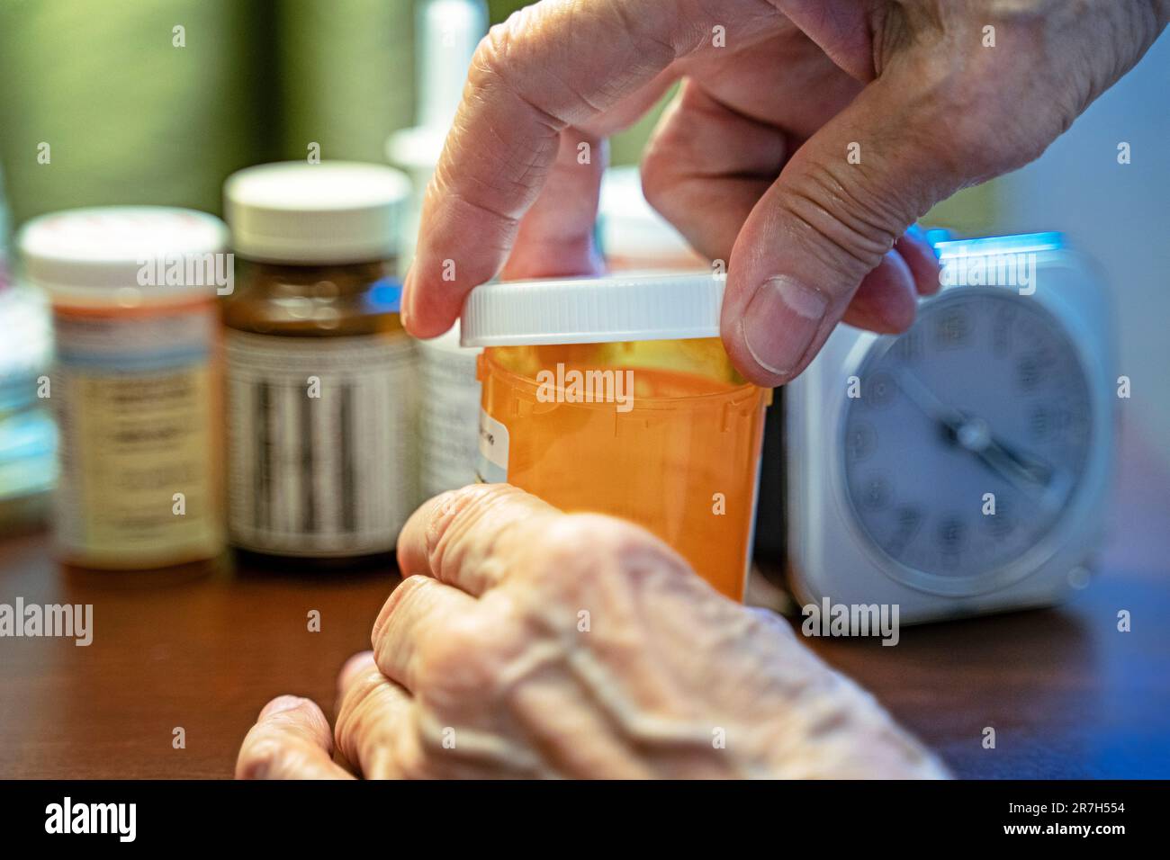Close up woman holding bottle hi-res stock photography and images - Alamy