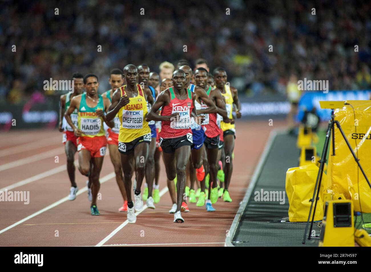 The 10.000m final at the World Athletics Championships London 2017 ...