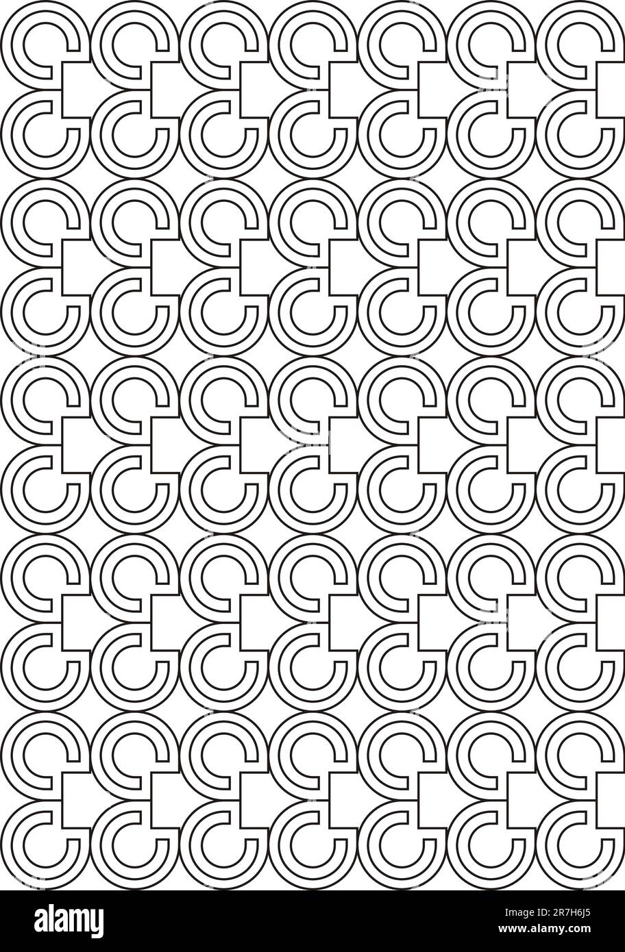 Repeating circle Stock Vector Images - Alamy