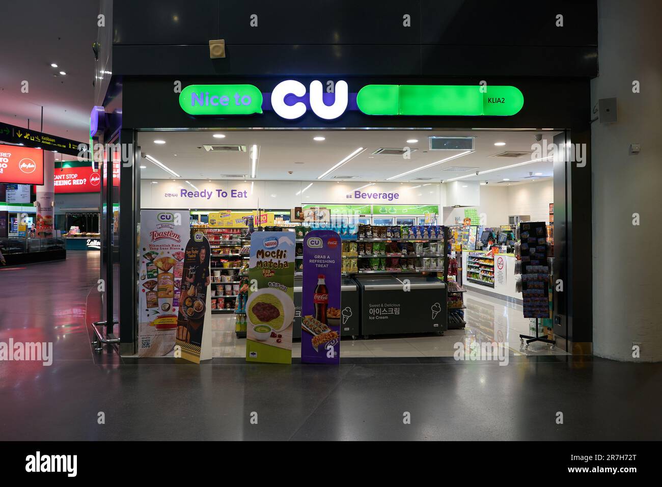KUALA LUMPUR, MALAYSIA - CIRCA MARCH, 2023: CU convenience store in ...