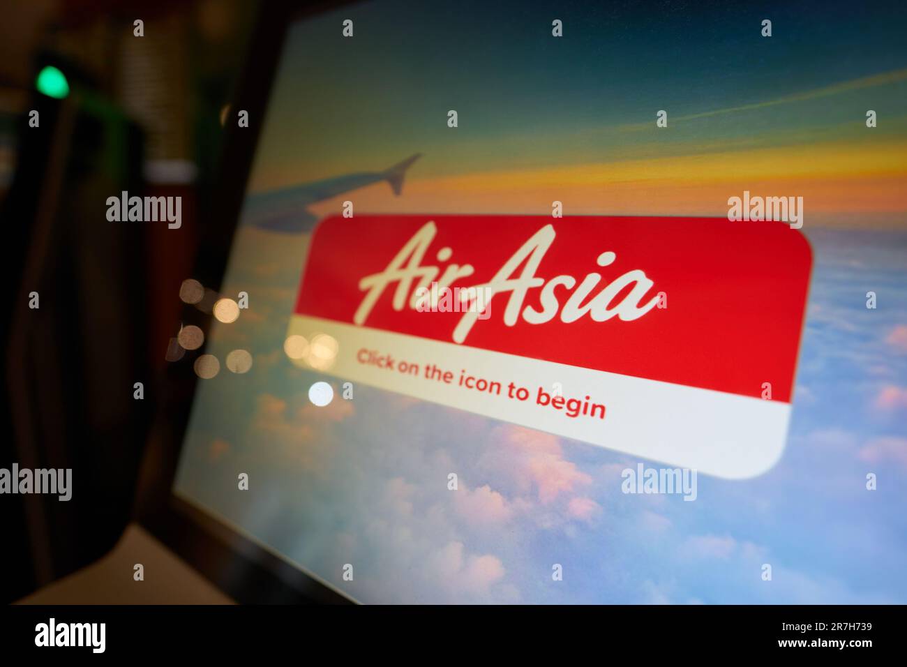 KUALA LUMPUR, MALAYSIA - CIRCA MARCH, 2023: AirAsia sign as seen on ...