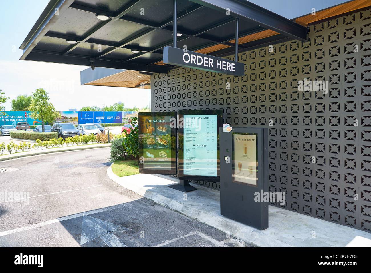 Starbucks drive thru menu hi-res stock photography and images - Alamy