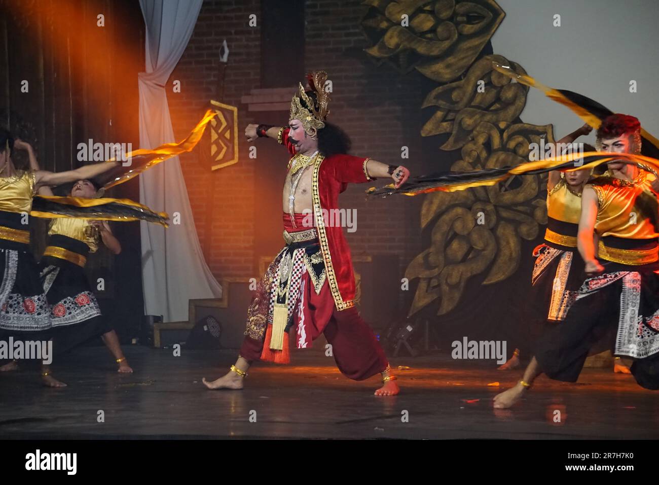 The theatrical of kresnayana with the title "Suryaning Jagad". This ...