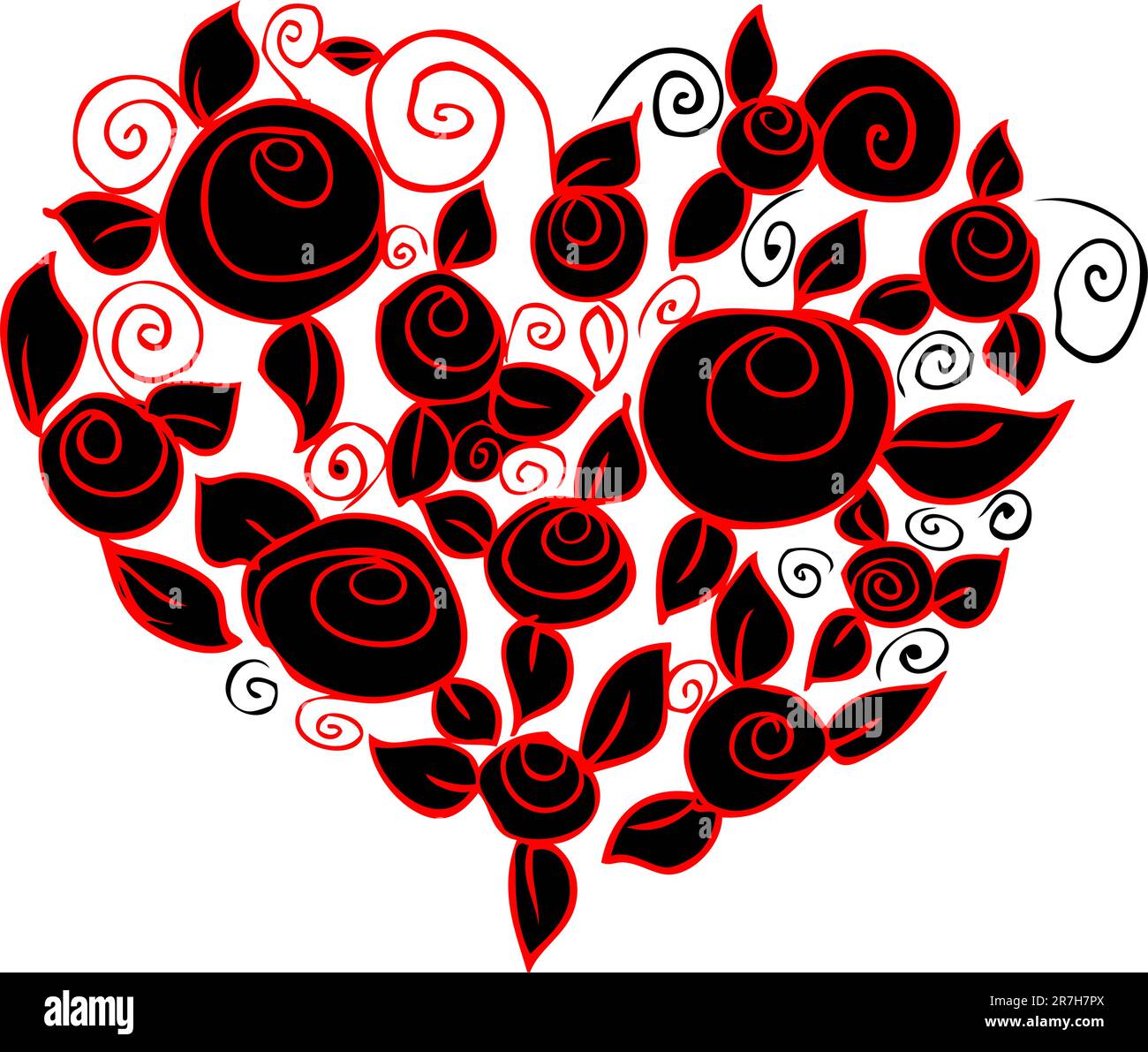 Over flower Stock Vector Images - Alamy