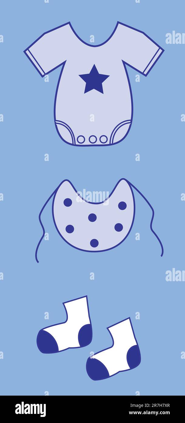 Cute small newborn baby Stock Vector Images - Alamy