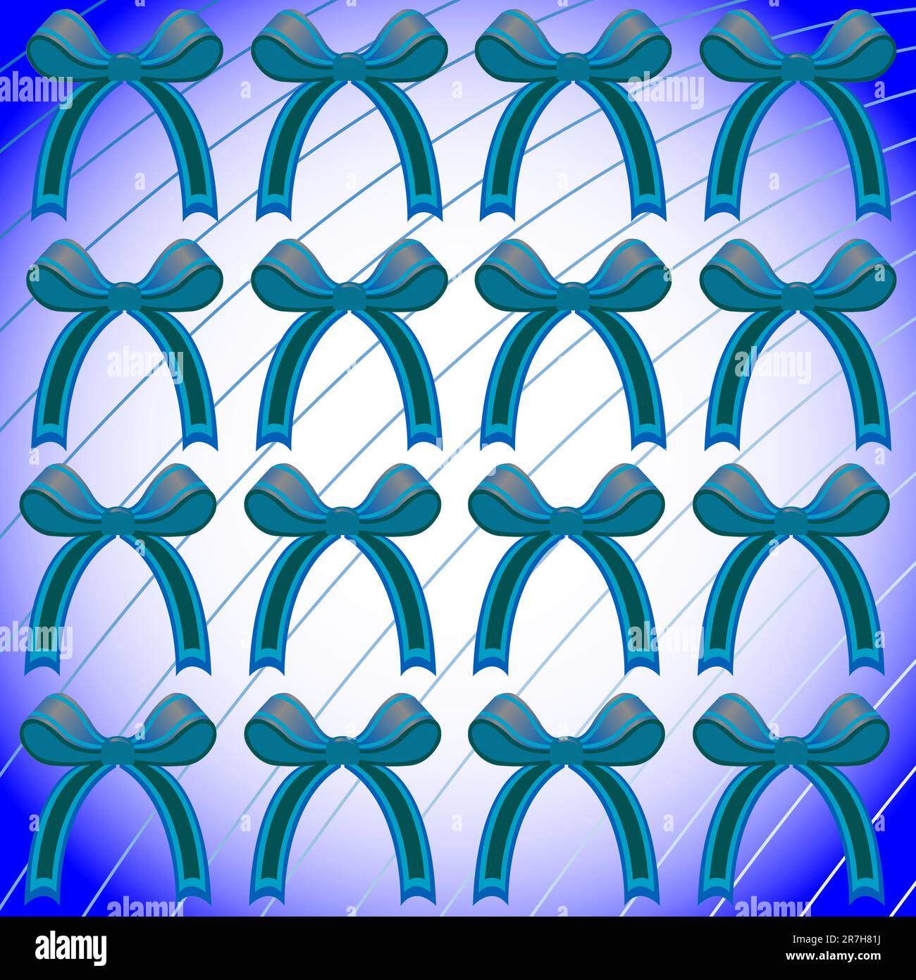 blue ribbon pattern, vector art illustration Stock Vector Image & Art ...