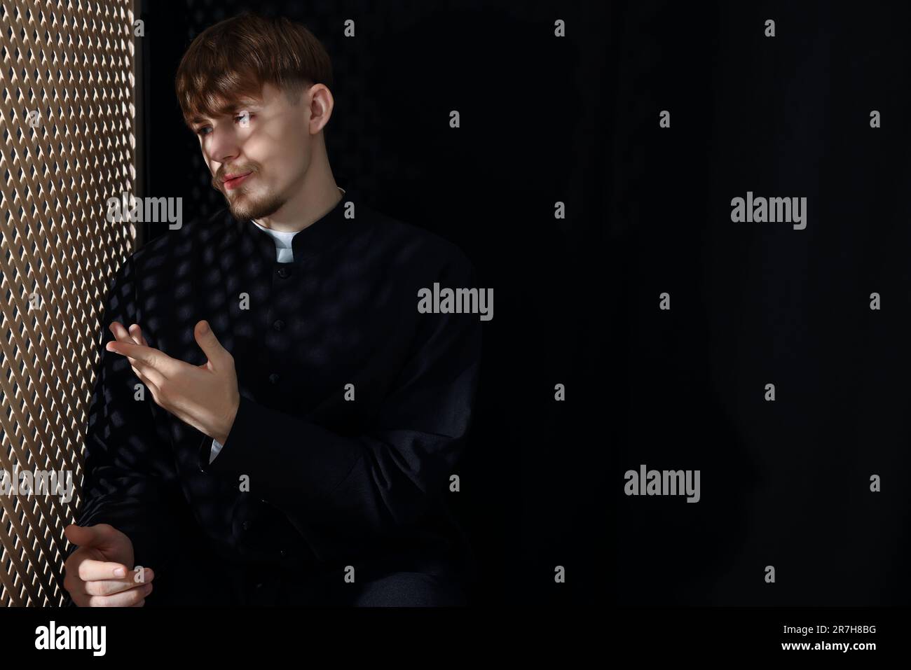 Confessional space hi-res stock photography and images - Alamy