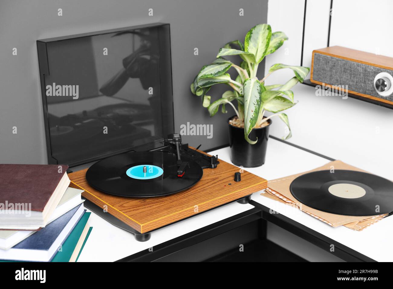 Grey vinyl interior hi-res stock photography and images - Alamy