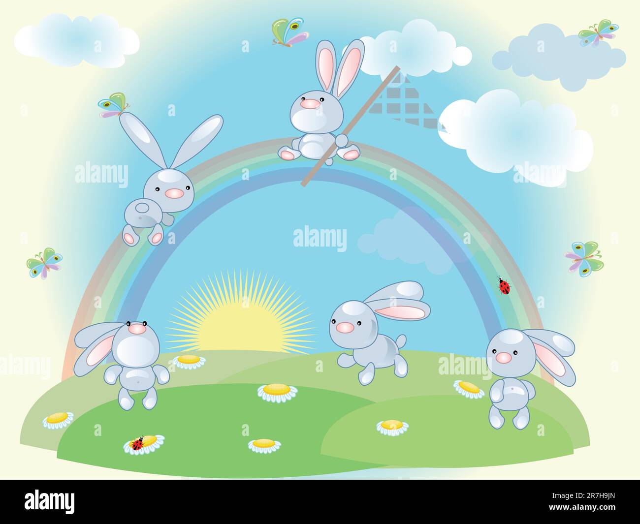 Sun bunnies hi-res stock photography and images - Alamy