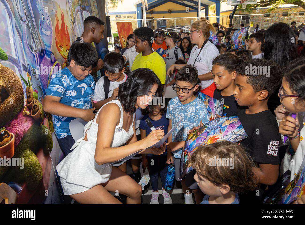 MIAMI, FL - JUNE 15: Actor Leah Lewis star of Disney and Pixar’s ...
